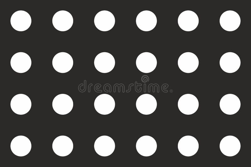Black and White Backround White Dots Stock Illustration - Illustration ...
