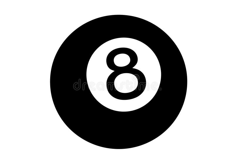 Clip art 8 ball stock vector. Illustration of classic - 370253757