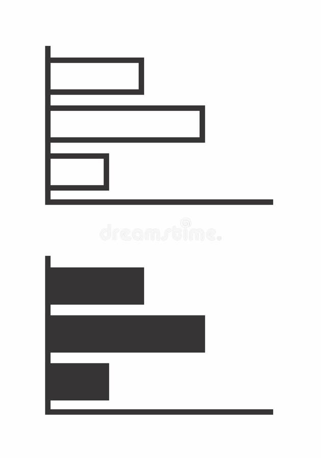 Black White Bar Charts Stock Illustrations – 905 Black White Bar Charts ...