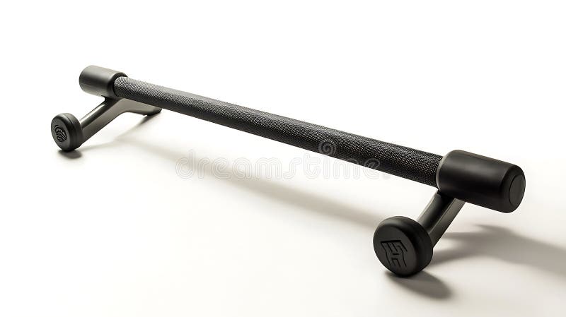 A Black and White Bar with Black Handles Stock Image - Image of ...