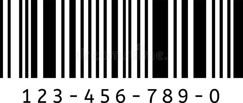 Black and White Barcode Displaying Numbers Zero through Nine, Serving ...