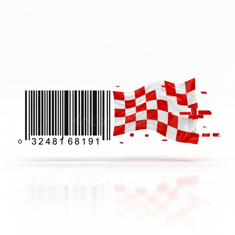 Black Barcode Red Line Stock Illustrations – 450 Black Barcode Red Line ...