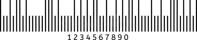 Black and White Barcode with Numbers Underneath Representing Retail ...