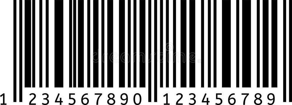 Black and White Barcode Representing Product Identification, Inventory ...