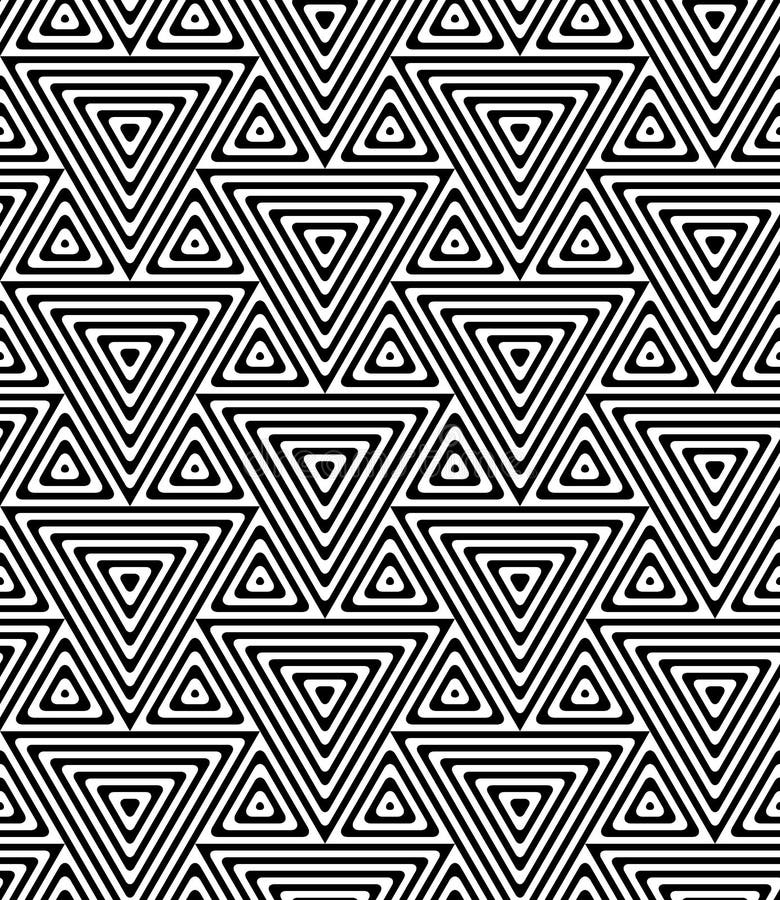 Black and White Big and Small Triangles Stock Vector - Illustration of ...