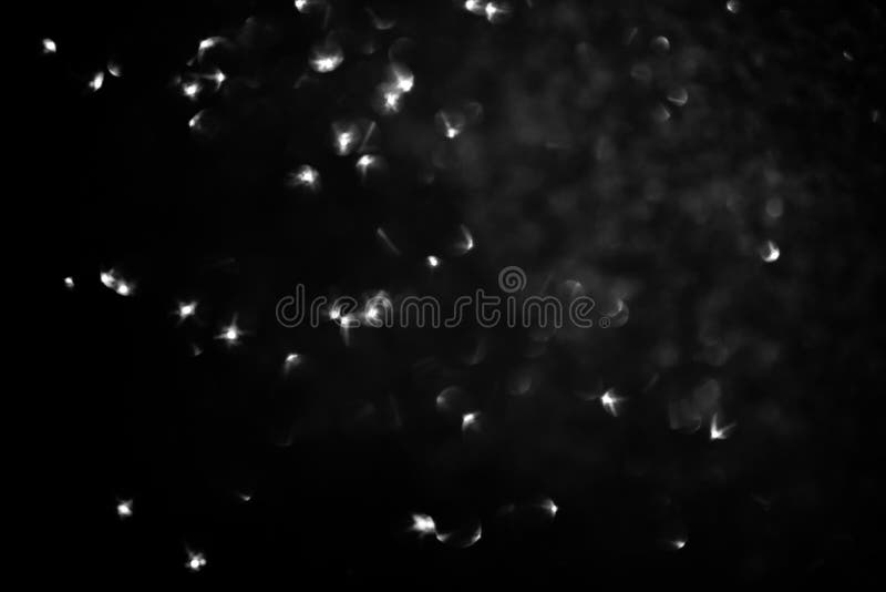 Black and White Bokeh Circles As a Design Element, Overlay or Backlight ...