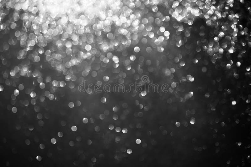 Black And White Bokeh Circles As A Design Element, Overlay Or Backlight ...