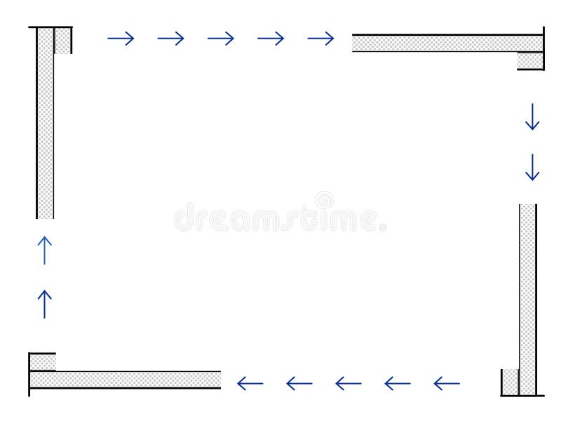 Black and white border stock vector. Illustration of twister - 6726753