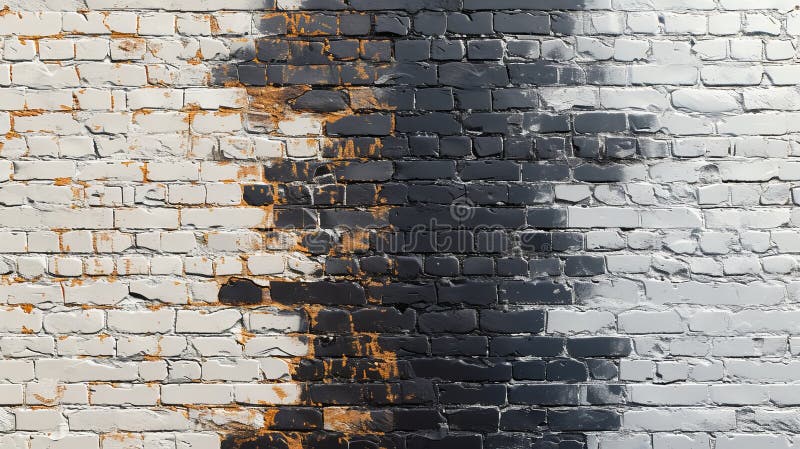 Black White Brick Wall Patches Rust Stock Photos - Free & Royalty-Free ...