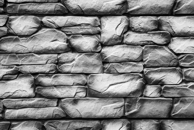 Black and White Brick Wall Texture Background Stock Image - Image of ...