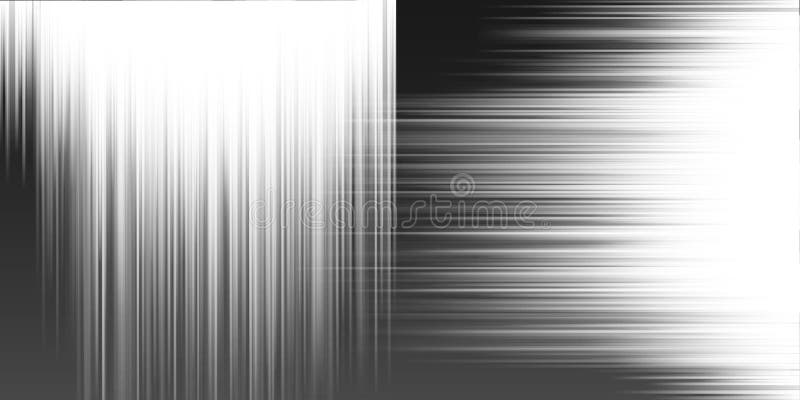 Black and White Bright Linear Striped Gradient Shapes, Motion Blurs: a ...