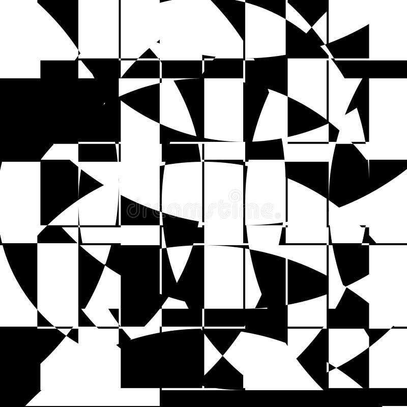 Black and White Broken Glass Grid Vector Background Stock Illustration ...