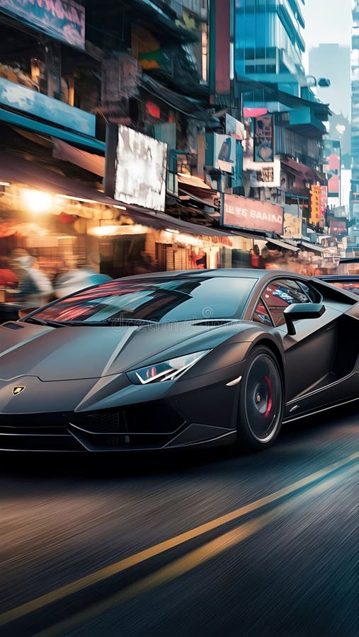 A Black and White Car with the Number 34 on the Back is Shown Stock ...