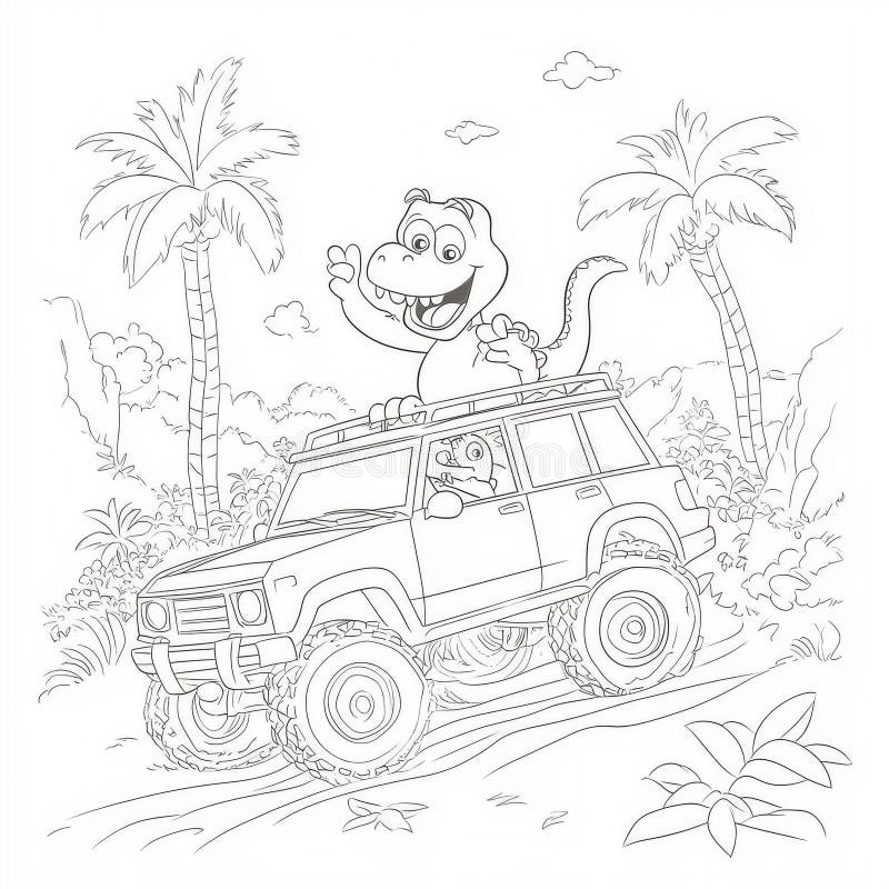 Dinosaur Car Drawing Stock Photos - Free & Royalty-Free Stock Photos ...