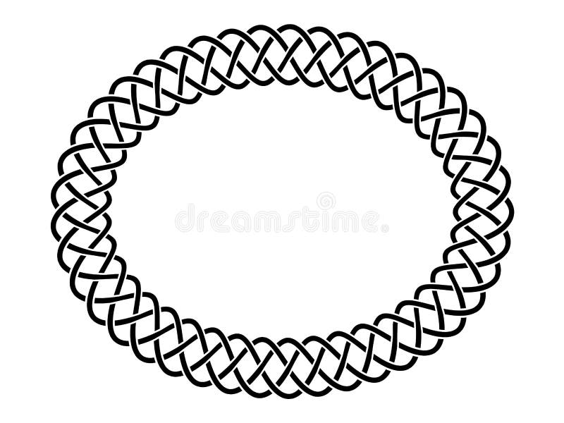 Celtic Braid Hair Stock Illustrations – 7 Celtic Braid Hair Stock ...