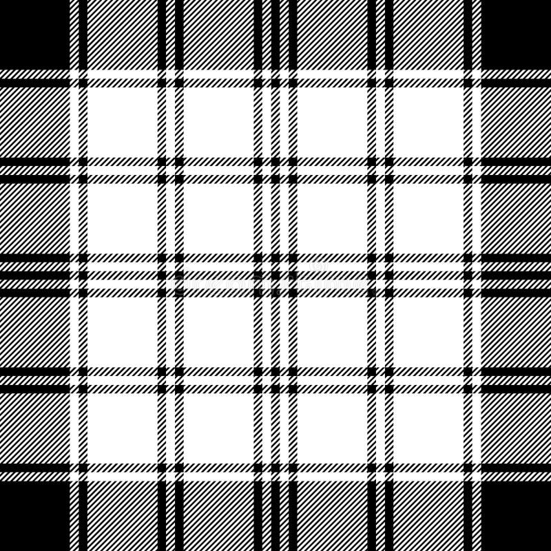 Black and White Check Diagonal Texture Plaid Seamless Pattern Stock ...