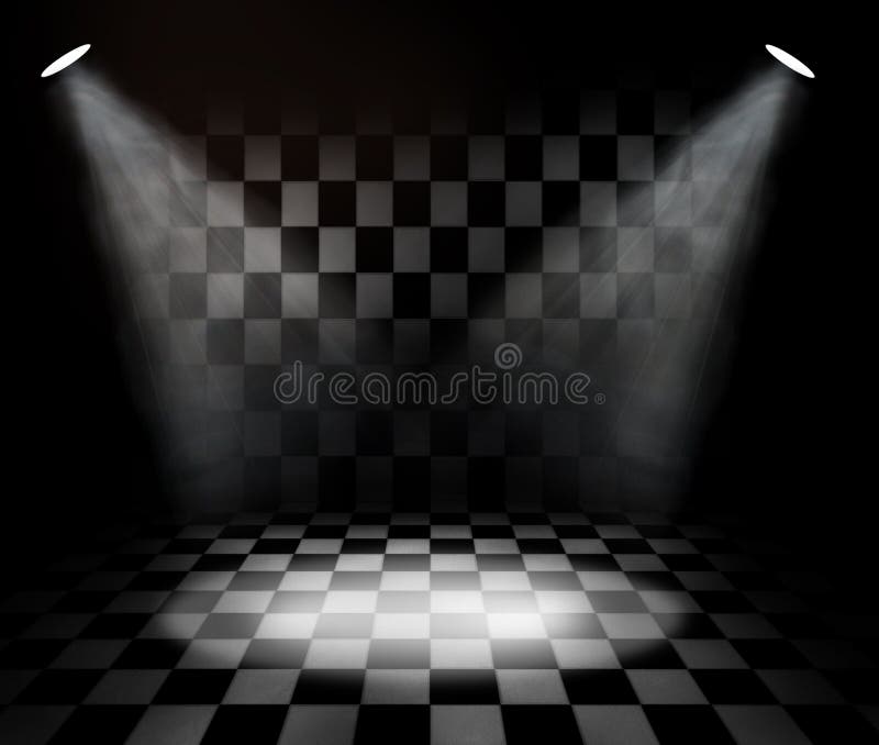 Black and White Check Floor Stock Photo - Image of wall, spot: 37436044