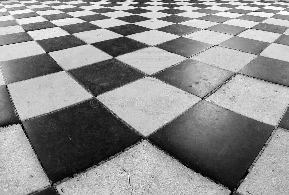 493 Black White Checker Floor Tile Pattern Stock Photos - Free ...