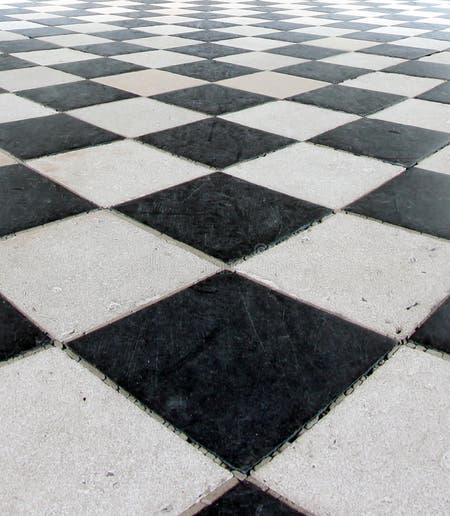 595 Black White Checker Floor Tile Pattern Stock Photos - Free ...