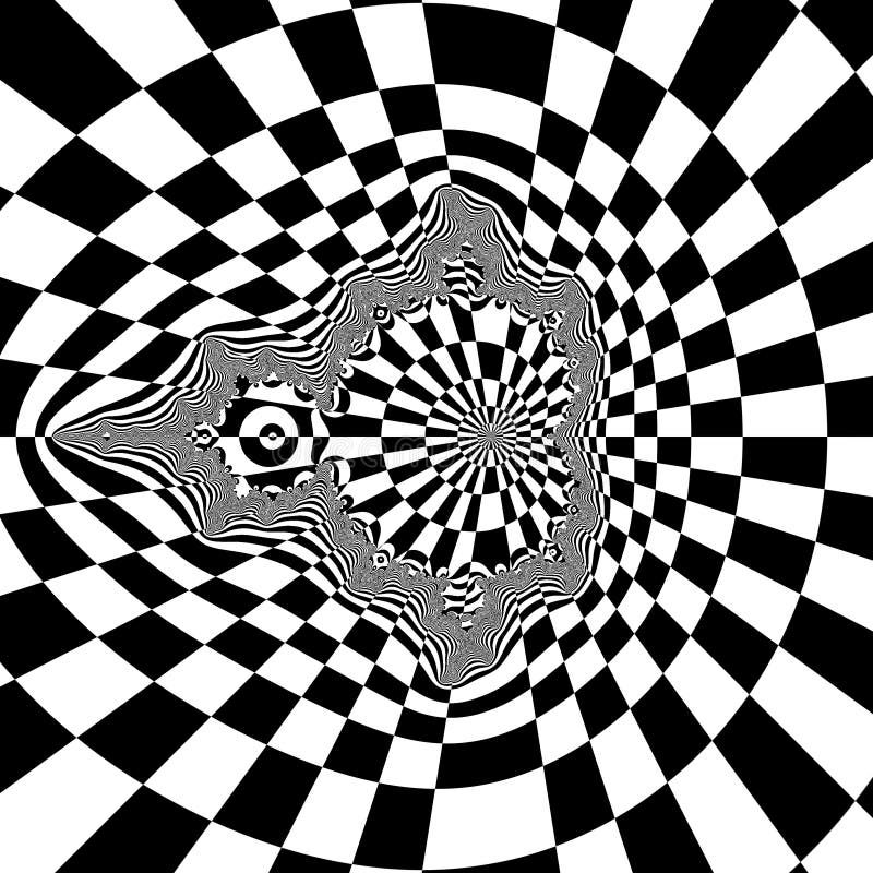 Black White Checkerboard Background Abstract Stock Illustration ...