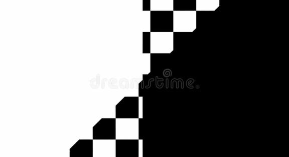 Black and White Checkerboard Pattern Stock Illustration - Illustration ...