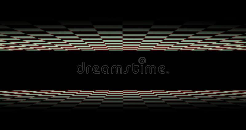 Animation of Checkerboard Pattern Moving in Hypnotic Motion Against ...