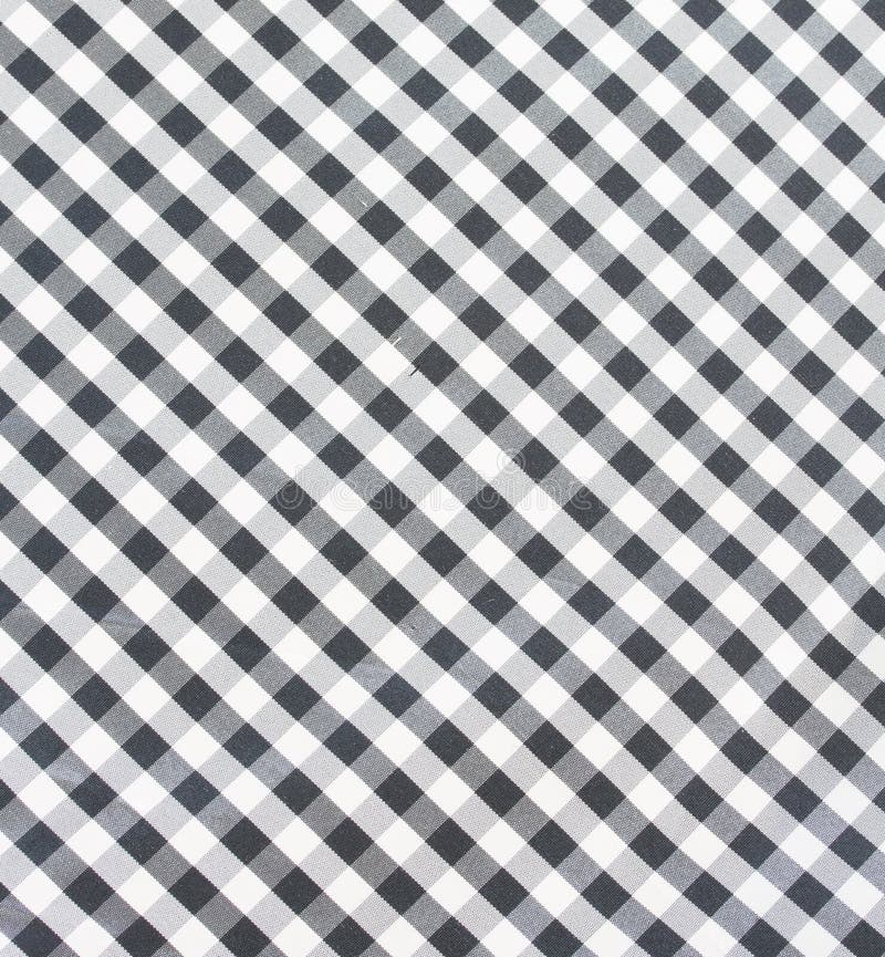 Black And White Checkered Fabric Closeup Stock Image - Image: 33555413