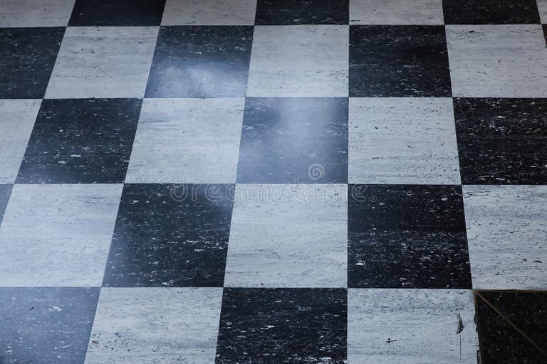 Black and White Checkered Flooring with Reflective Highlights Dec 7 ...