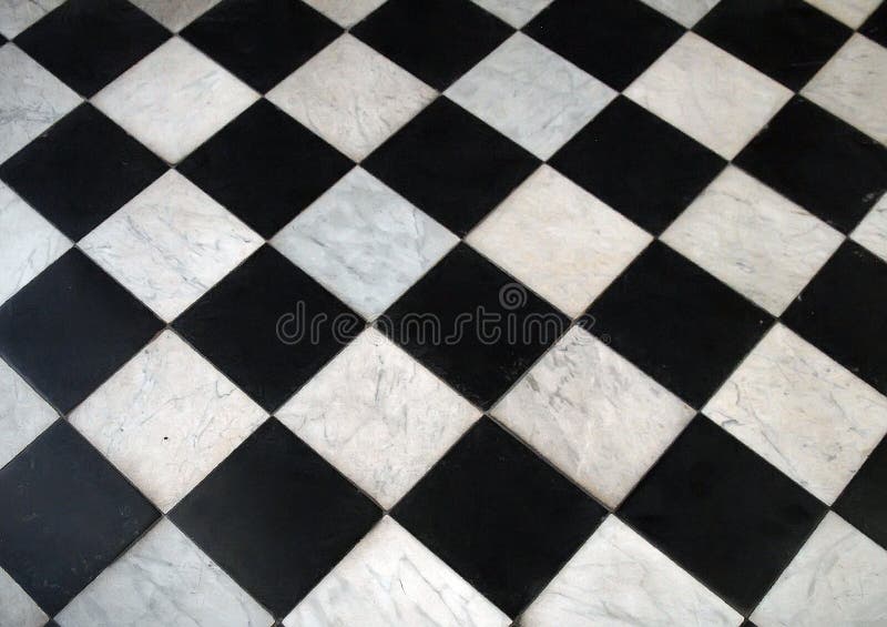 Old Checkered Marble Floor Texture Stock Photo - Image of surface ...