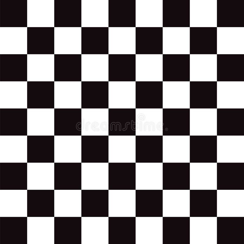 Black and White Checkered Pattern Stock Illustration - Illustration of ...