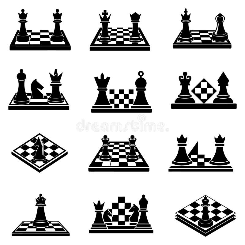Black and White Checkered Pattern . Chess Pattern Stock Vector ...