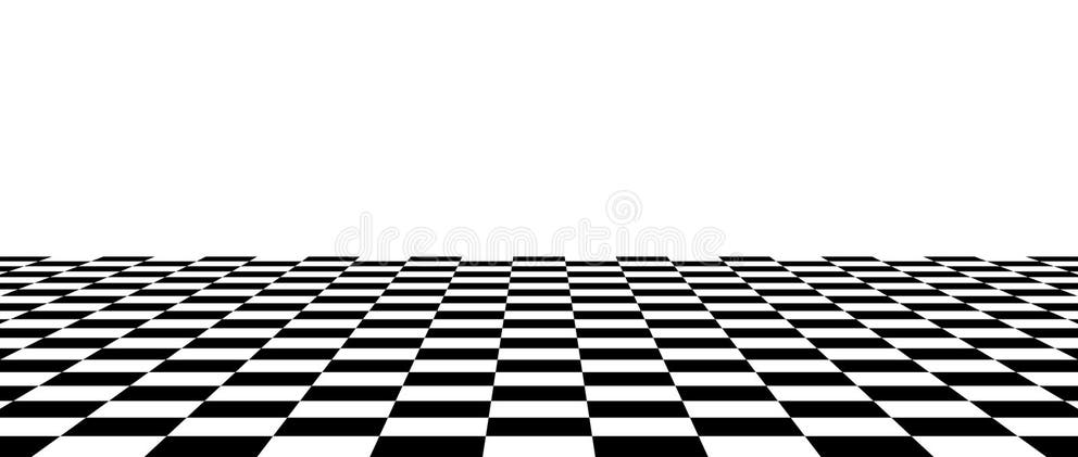 Checkered Floor Perspective Stock Illustrations – 996 Checkered Floor ...