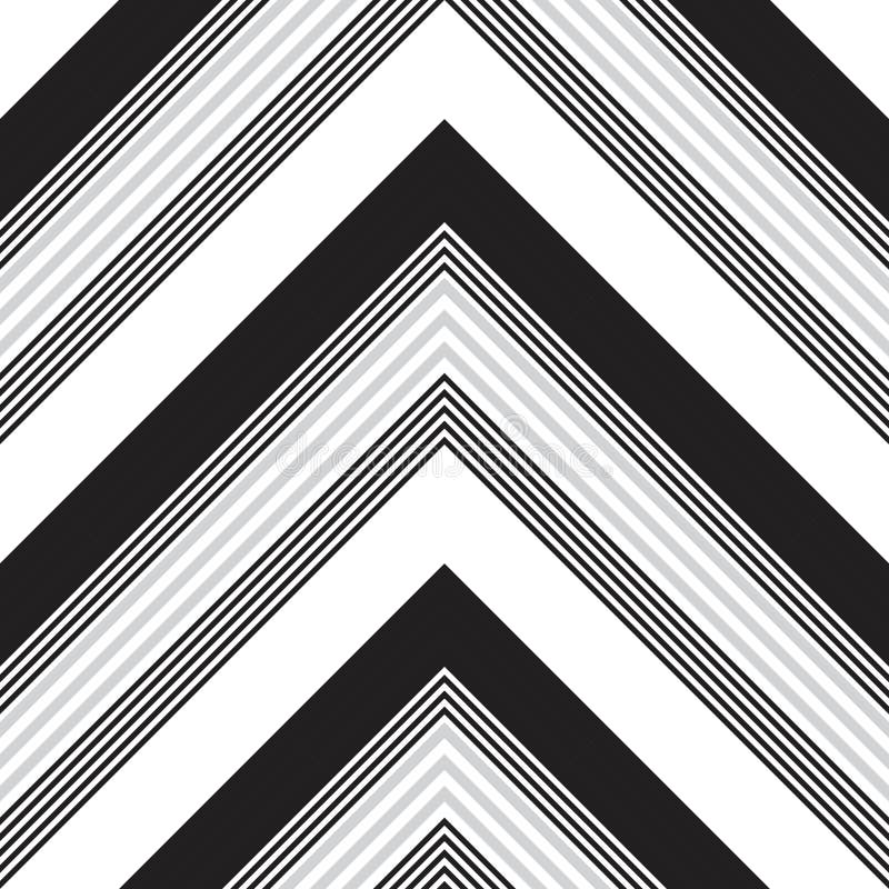 Black and White Chevron Diagonal Stripes Seamless Pattern Background ...