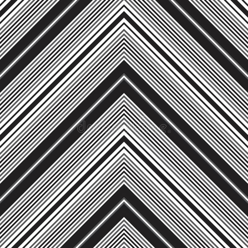 Black and White Chevron Diagonal Stripes Seamless Pattern Background ...