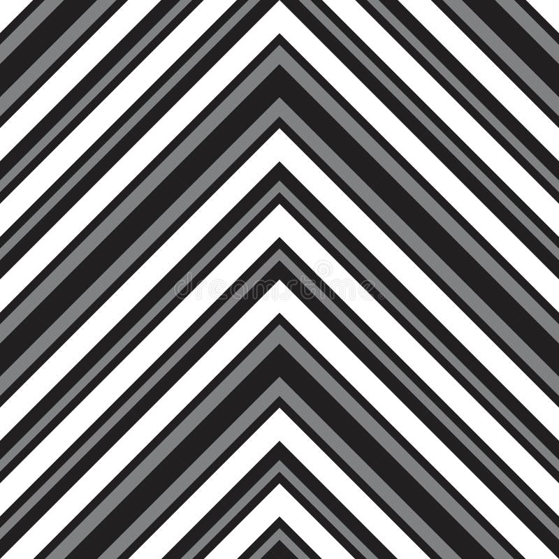 Black And White Chevron Diagonal Stripes Seamless Pattern Background ...