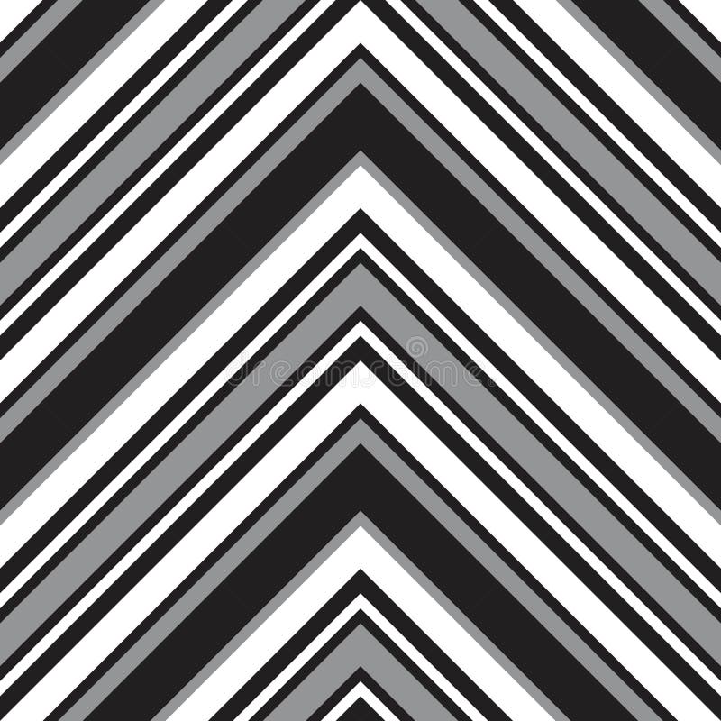 Black and White Chevron Diagonal Stripes Seamless Pattern Background ...