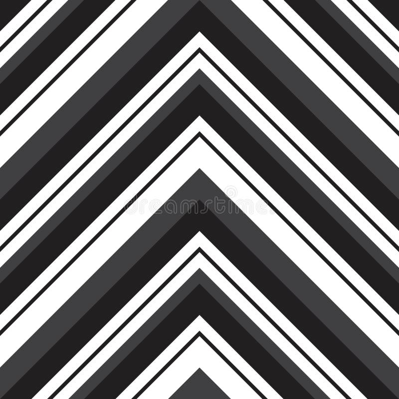Black and White Chevron Diagonal Stripes Seamless Pattern Background ...