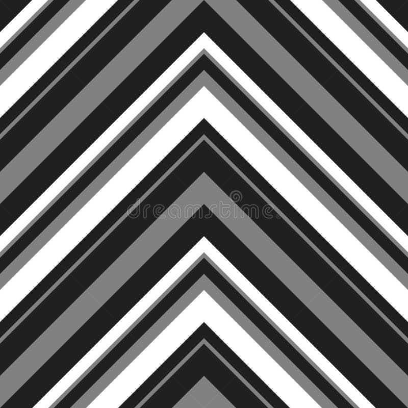 Black and White Chevron Diagonal Stripes Seamless Pattern Background ...