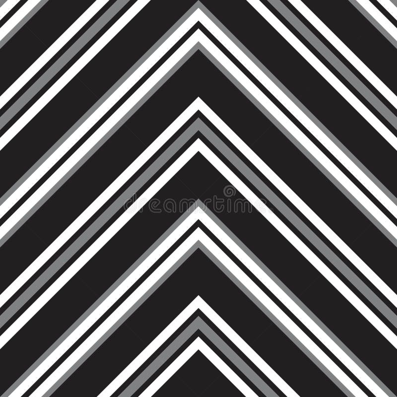 Black and White Chevron Diagonal Stripes Seamless Pattern Background ...