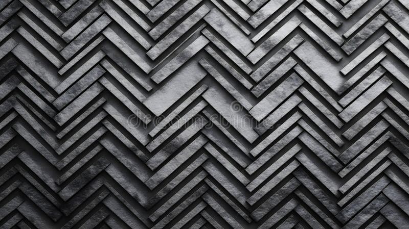 Black and White Chevron Pattern with a Subtle Textured Ef One ...