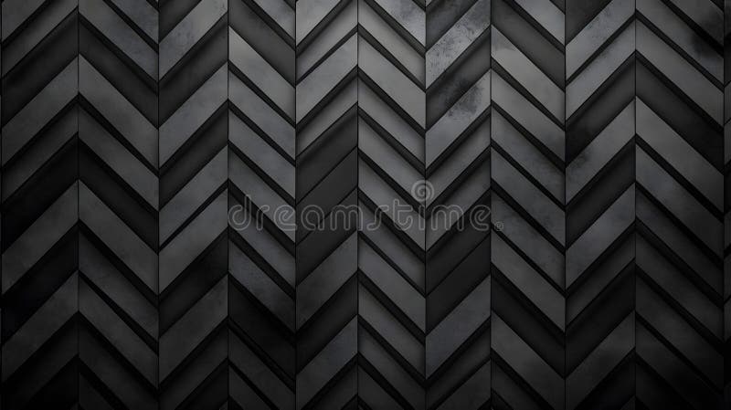 Black and White Chevron Pattern with a Subtle Textured Ef Three ...