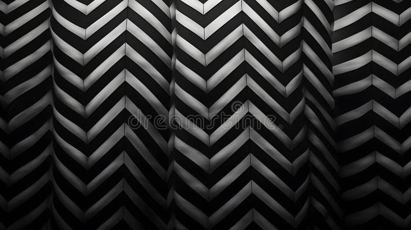 Black and White Chevron Pattern with a Subtle Textured Ef Two ...