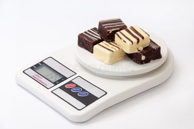 Black White Chocolate Cakes Kitchen Scale Stock Photos - Free & Royalty ...