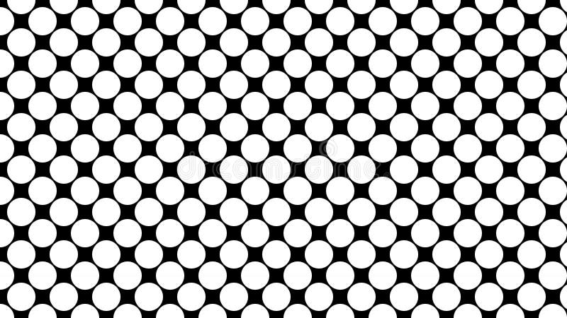Black and White Circle Pattern Stock Vector - Illustration of seamless ...