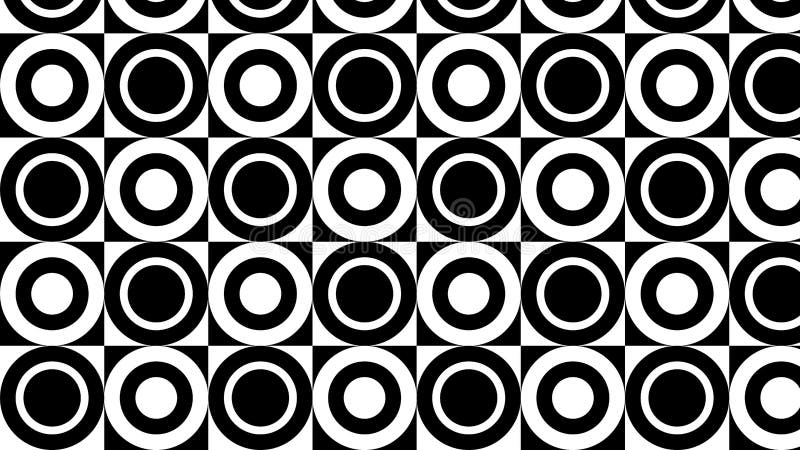 Black and White Circle Pattern Background Vector Image Stock Vector ...
