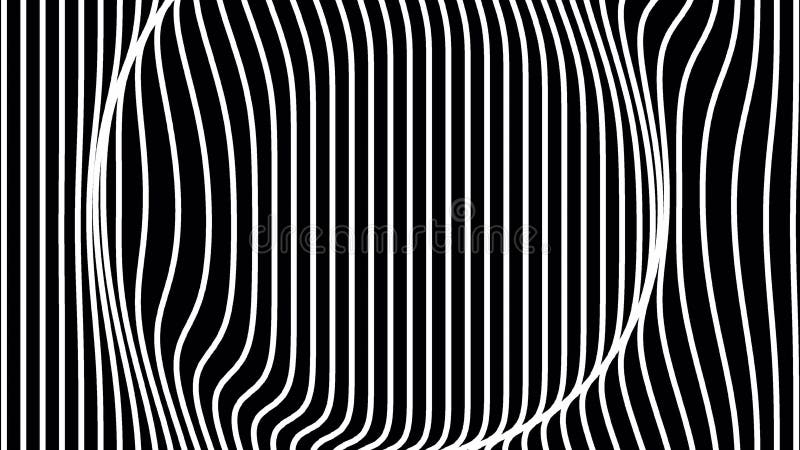 White Circular Waves Motion Graphics with Green Screen Background Stock ...