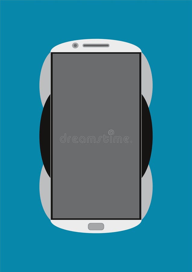 Blue Color, Numeric Mobile Phone Vector Graphic Design Stock Vector ...