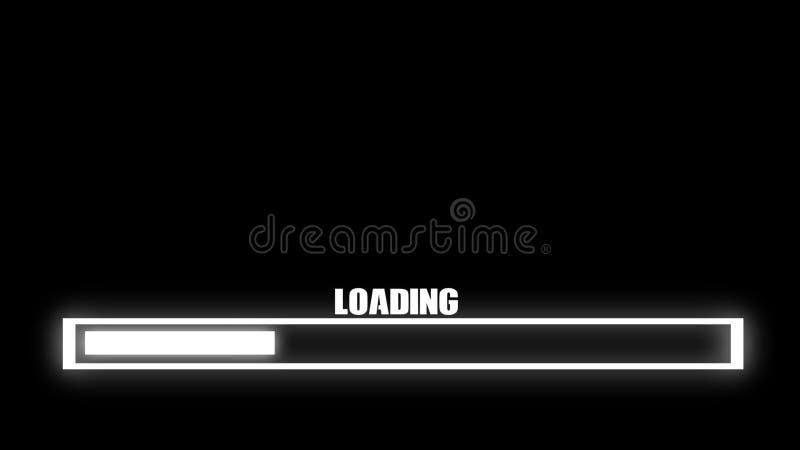 Loading Video Text Green Screen Animated Video Stock Video - Video of ...