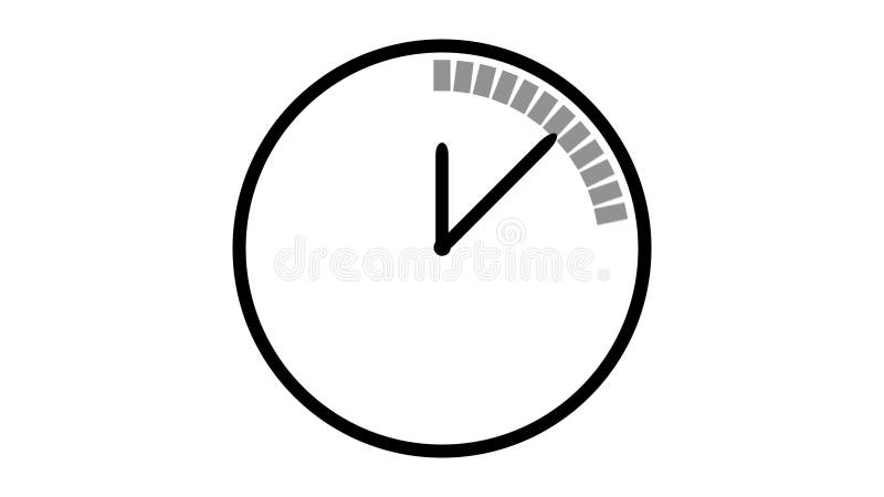 Clock Animation in 4K 60fps. Stock Video - Video of moment, countdown ...