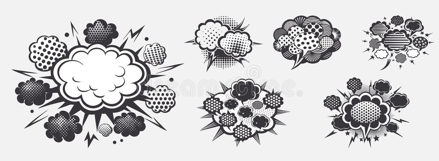 Comic Book Shapes Stock Illustrations – 1,936 Comic Book Shapes Stock ...